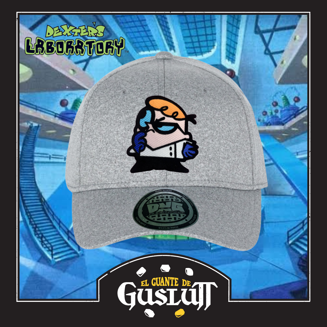 Gorra Dexter’s Laboratory “Thinking Dexter” Gris Jaspe