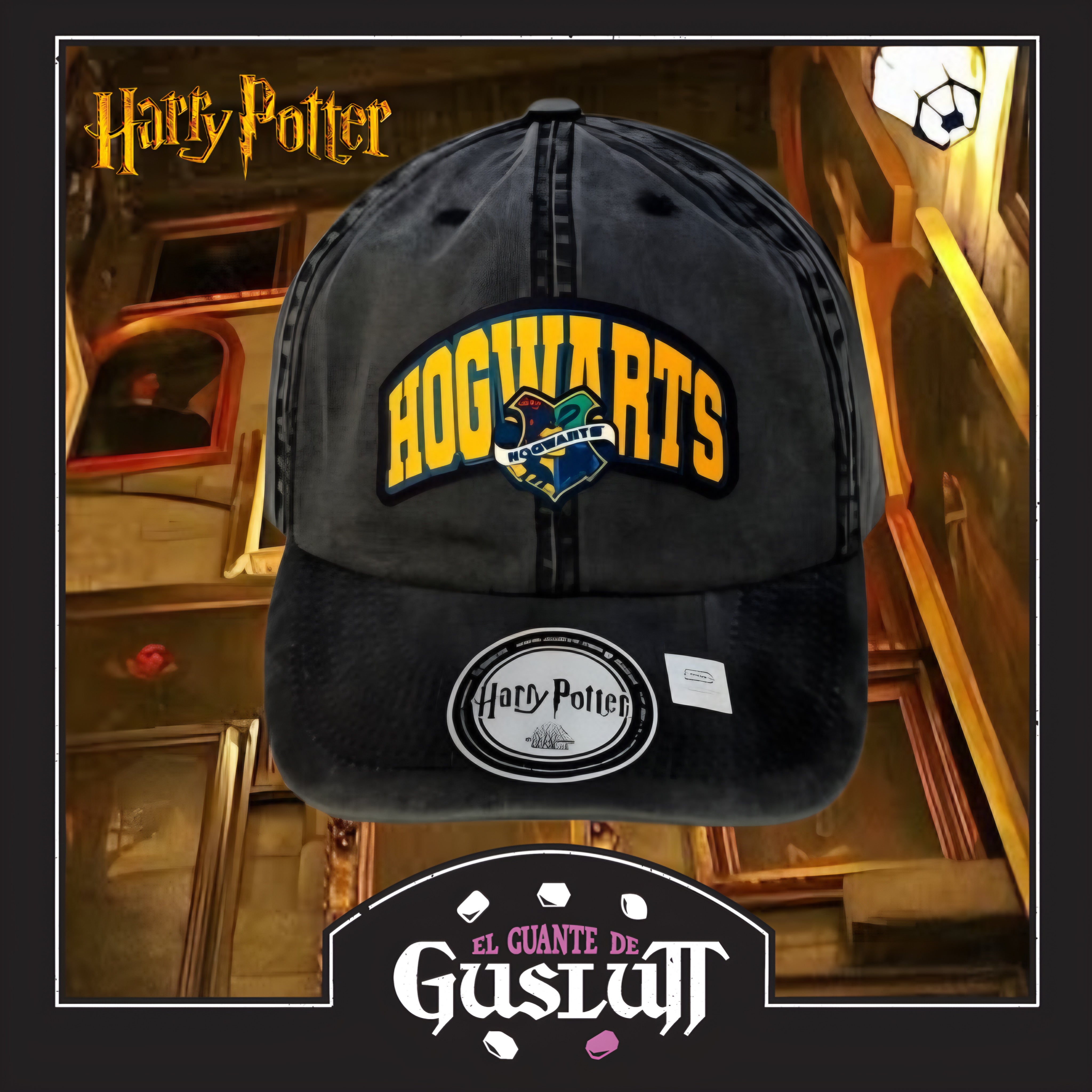 Gorra Harry Potter Hogwarts Gris Vintage
