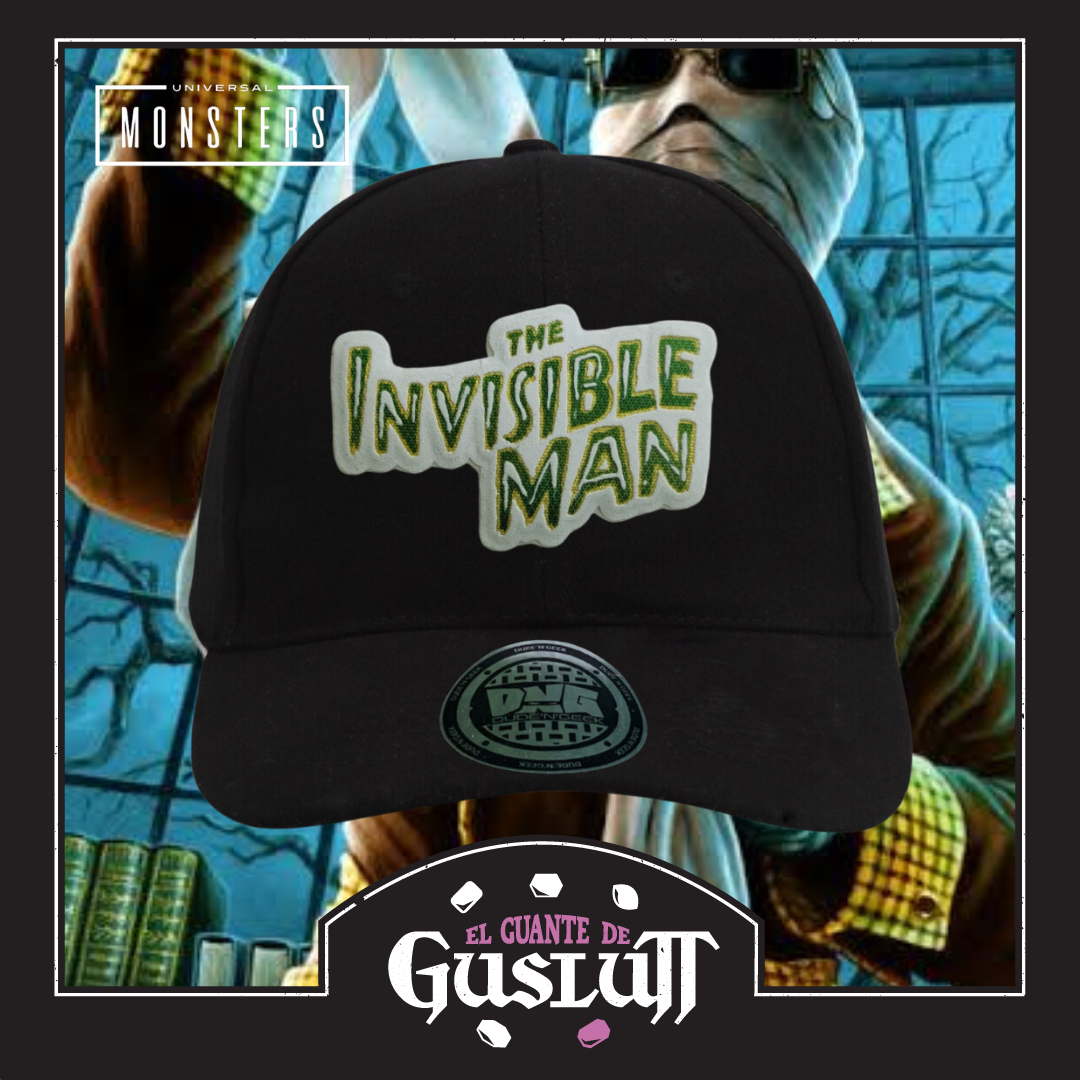 Gorra Universal Monsters “The Invisible Man” Negra