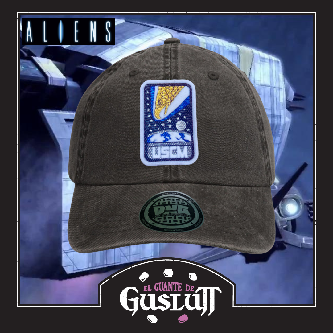Gorra Aliens “USCM Corps” Gris Vintage
