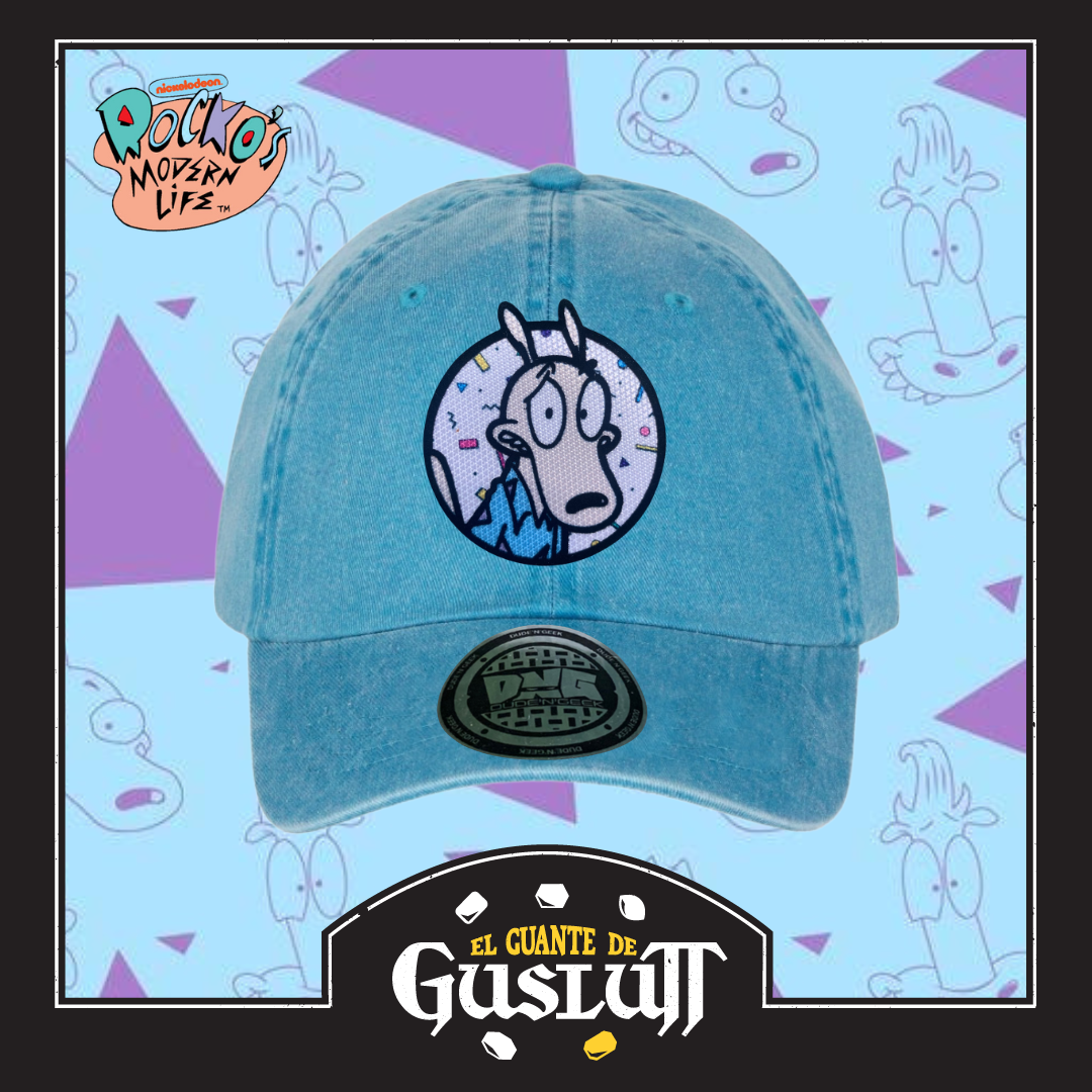 Gorra Nickelodeon Rocko’s Modern Life Azul Turquesa Vintage