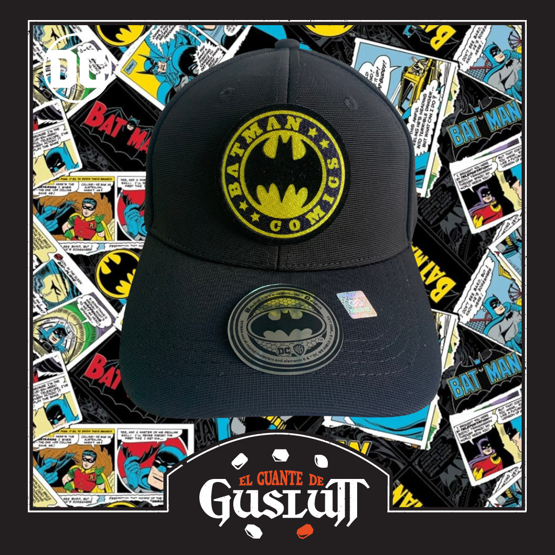 Gorra DC Comics Batman “Comics Logo” Negra Premium