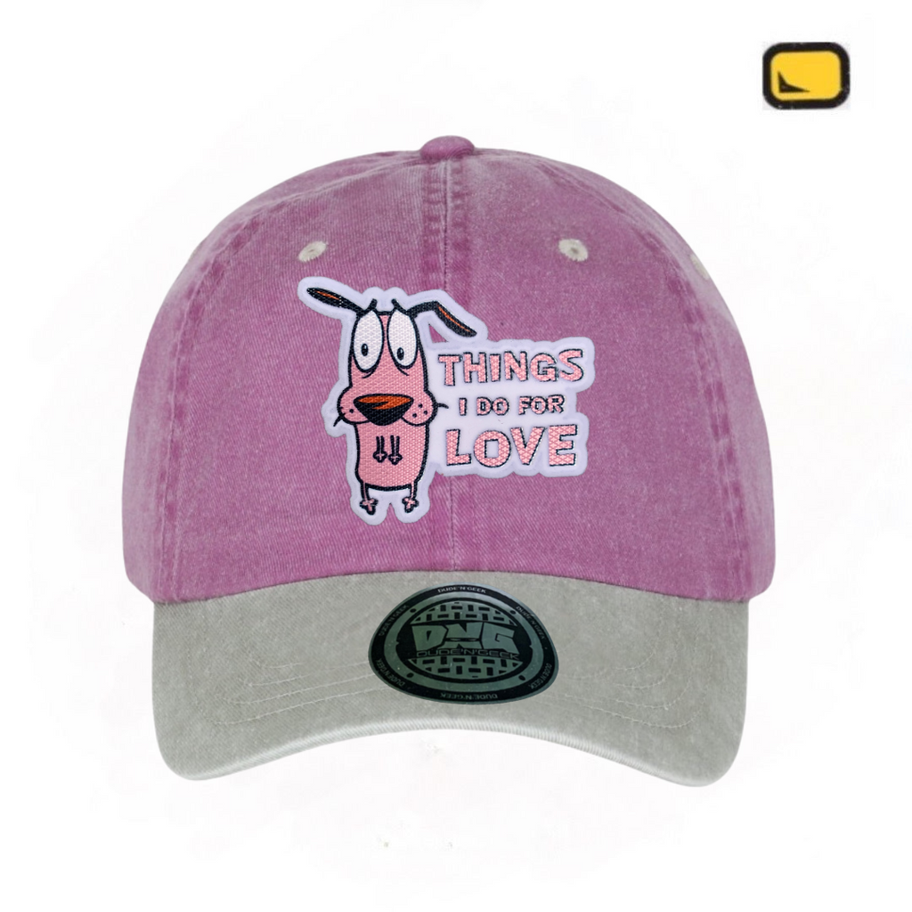 Gorra Cartoon Network Coraje el perro Cobarde “Things I Do For Love” U