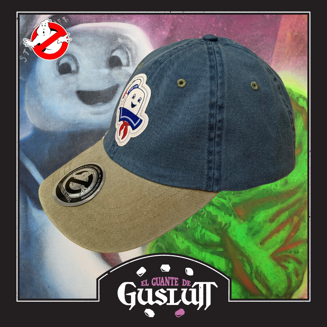 Gorra Ghostbusters “Stay Puft Marshmallow Man” Azul-Beige Vintage