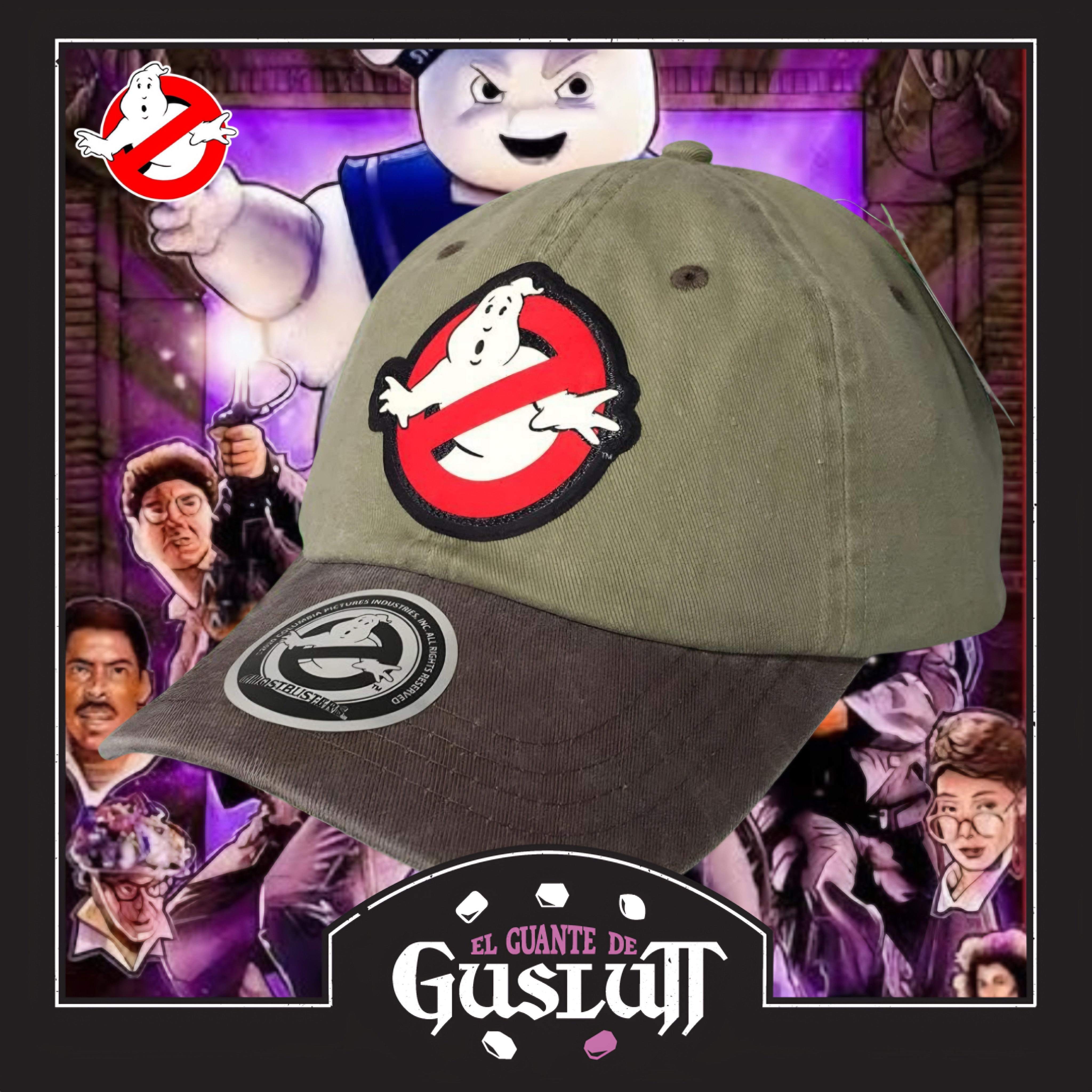 Gorra Ghostbusters Logo Glow in the Dark Beige-Café Vintage